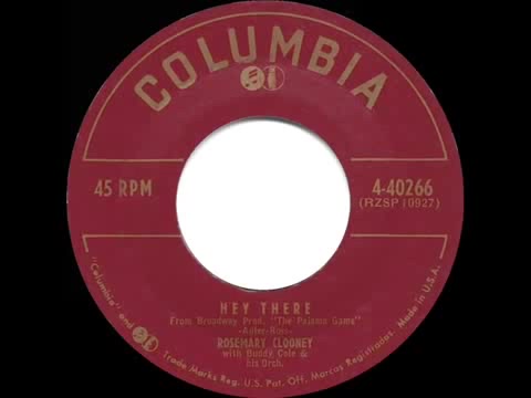 1954 HITS ARCHIVE: Hey There - Rosemary Clooney (her original #1 ...