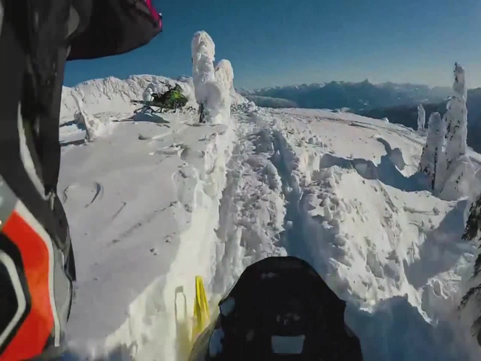 Amazing Snowmobile Jump - Coub