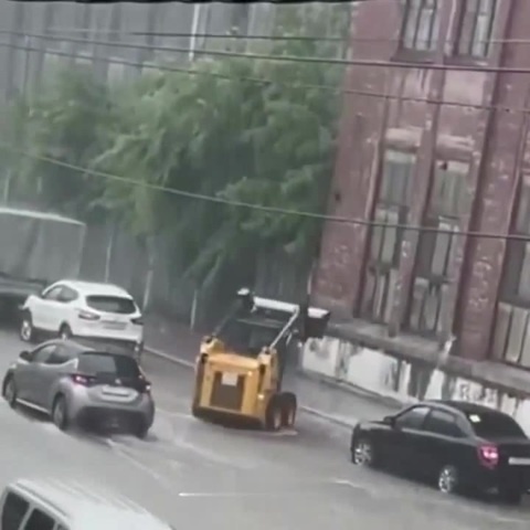 Omsk rain again - Coub