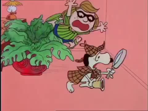 Peppermint Patty plays the robber to surrounded Snoopy - Coub