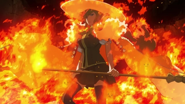 witch on fire - Coub