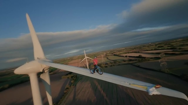 On a wind turbine - Coub