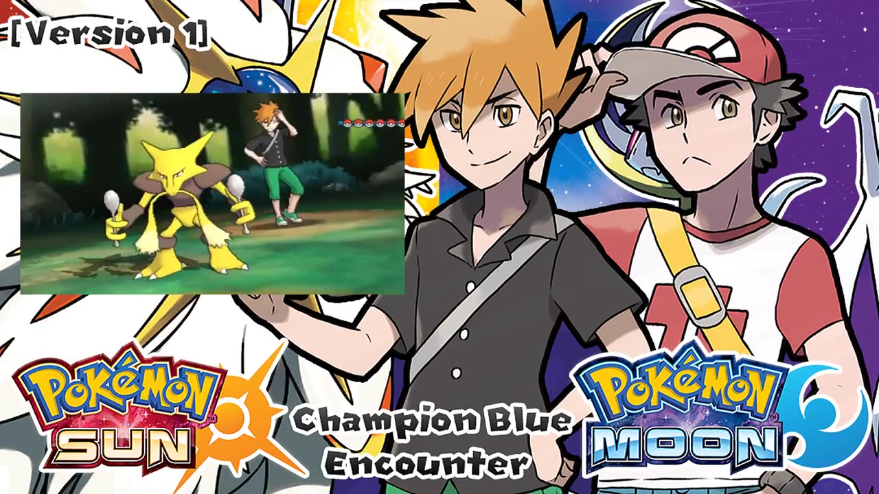 Pokemon Sun & Moon - Champion Blue Encounter Music (HQ) - Coub