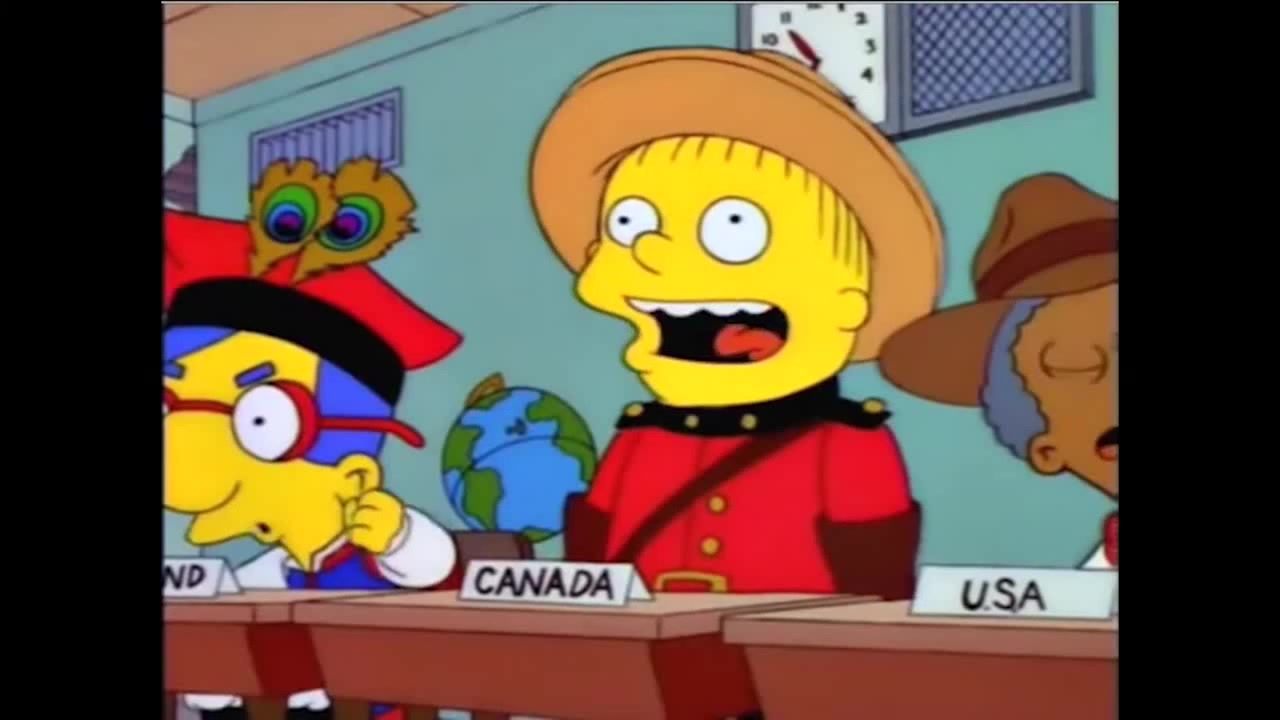 Simpsons - Model UN :: Ralph :: Oh Canada! - Coub