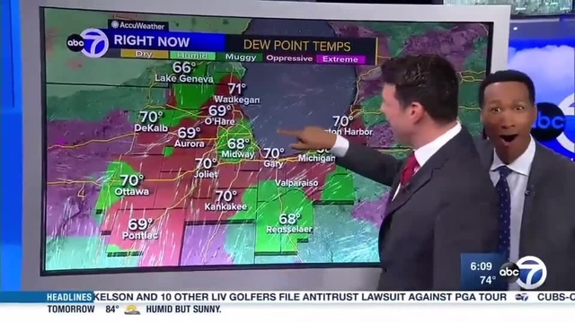 ABC7 Chicago Weather News reports on touch screen - Coub