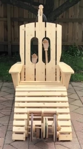 Кресло со встроенным чесателем My back scratching chair - Coub