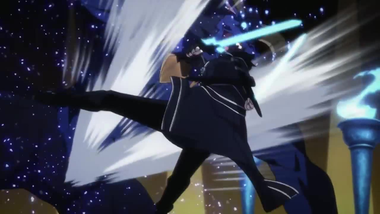 Sword Art Online - The Gleam Eyes (Battle Cut) - Coub