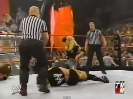 Trish Stratus Table Gif