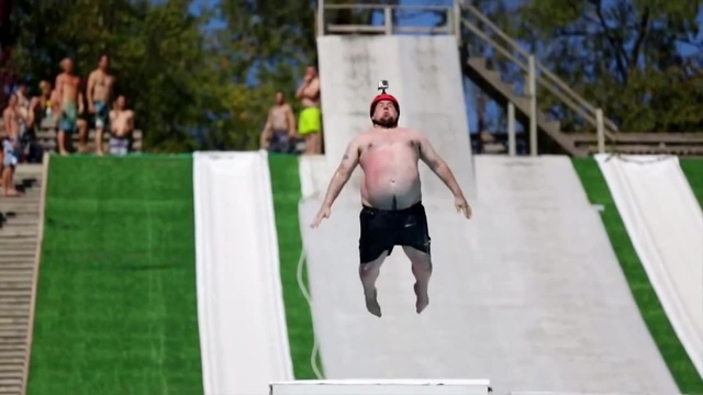 Slip and Slide LAUNCH RAMP! - Coub