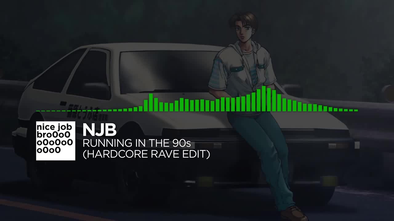 [Hardcore] - NJB - Running in the 90s (Hardcore Rave Edit) - Coub