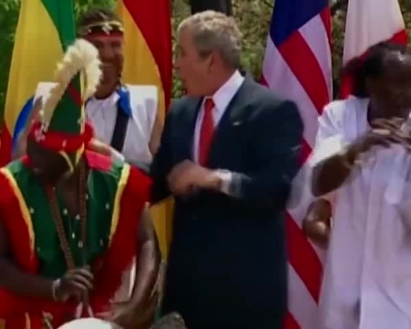 George Bush dancing - Coub