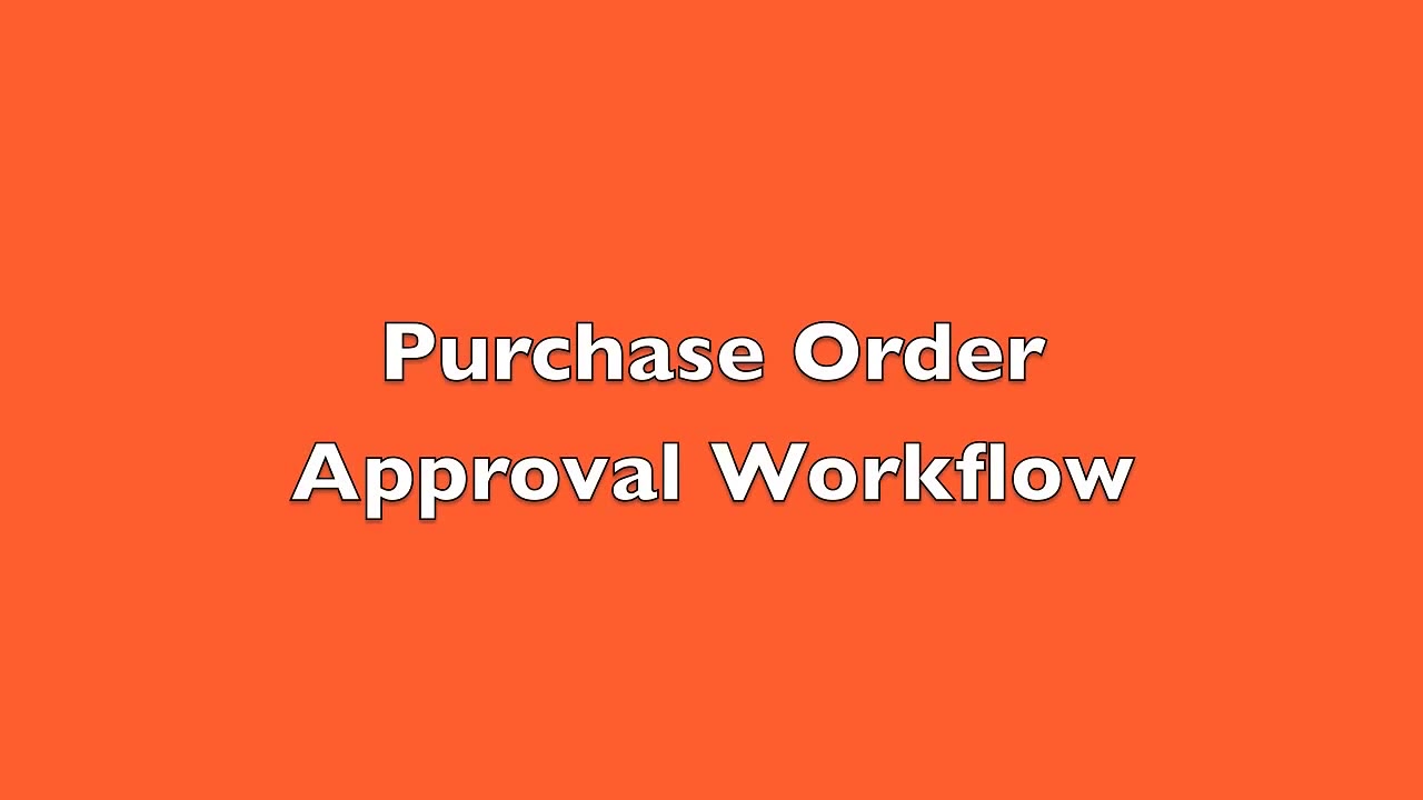 Purchase Order Signature Form and Workflow / Google Drive - Coub