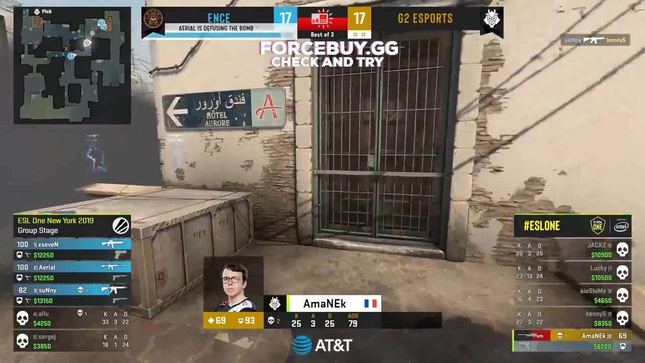 AmaNEk 1 vs 3 ENCE at ESL NEW YORK | CS:GO HIGHLIGHT - Coub