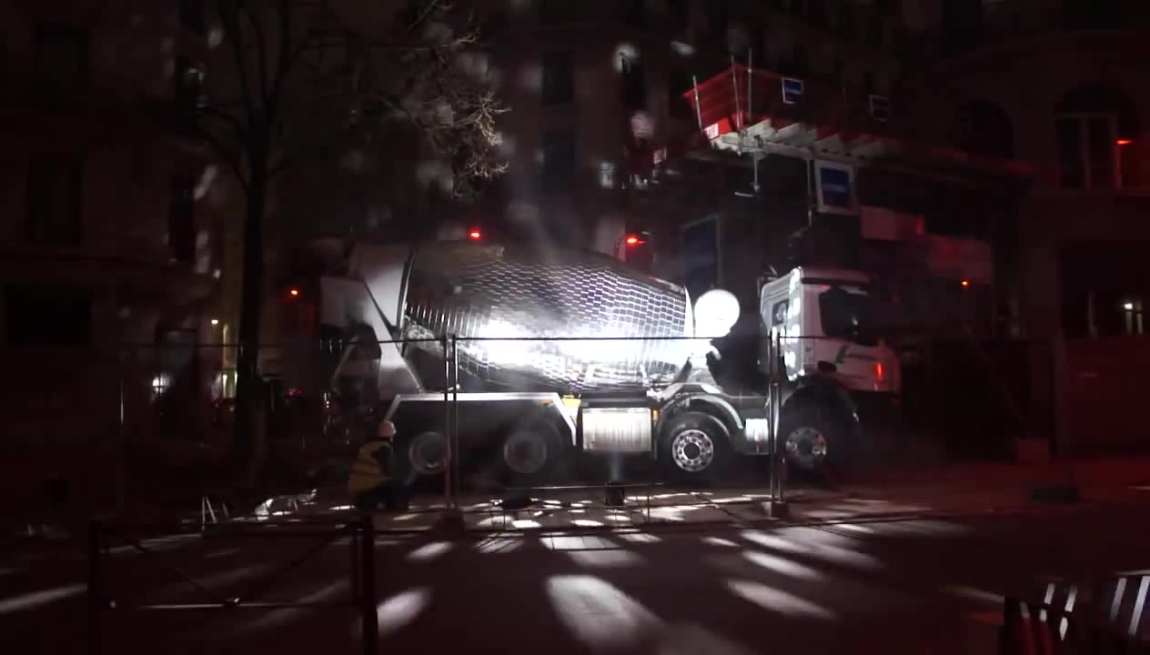 Disco Ball Cement Truck - Coub