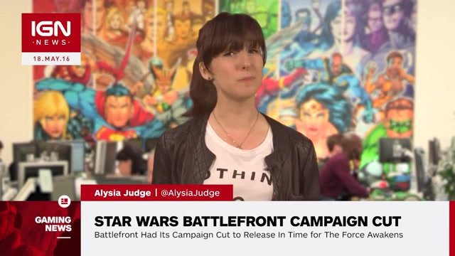 Star Wars Battlefront Had Its Campaign Cut to Release In Time for The Force Awakens - IGN News ...