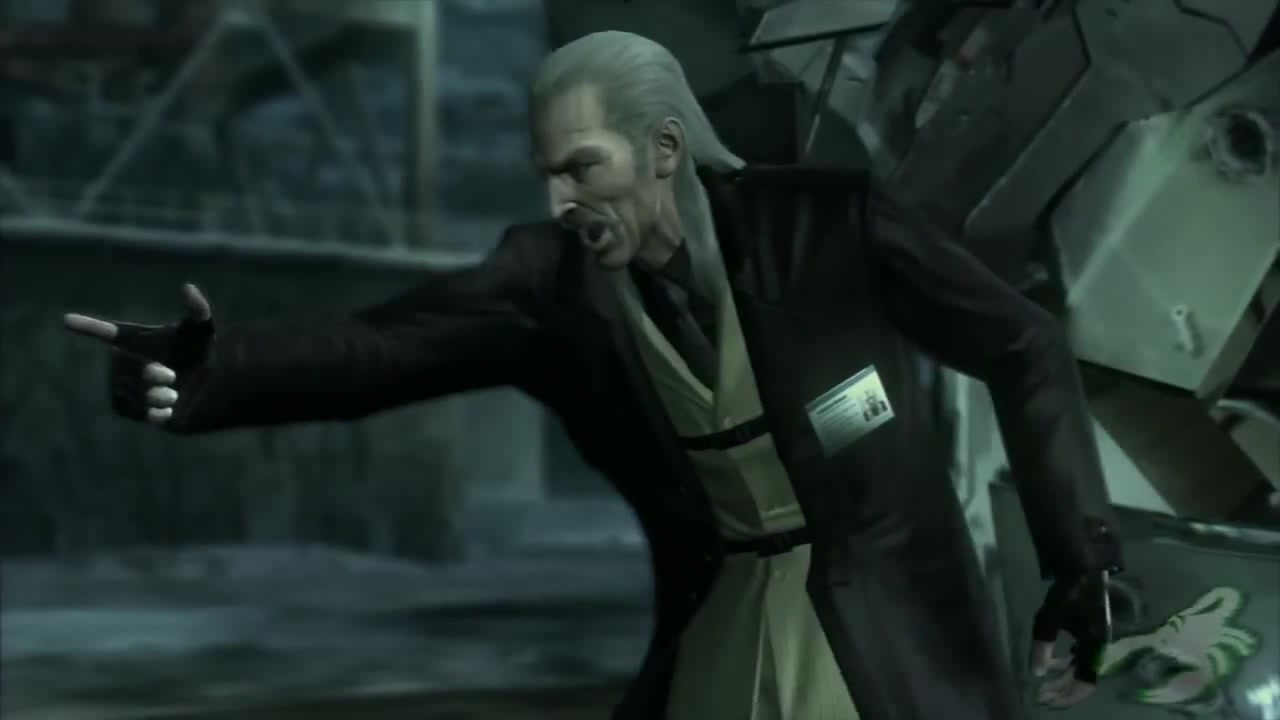 Solid Snake chases Liquid Ocelot - Coub