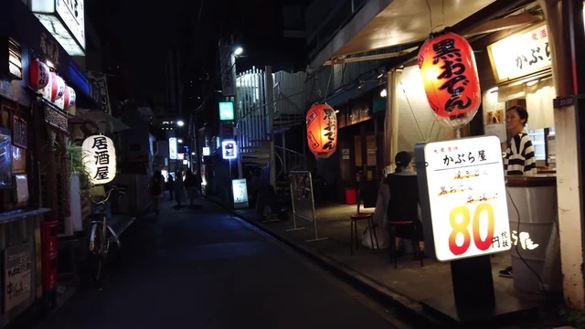 Streets night walk in Tokyo [ Junko Yagami - Mizuiro no Ame ] - Coub