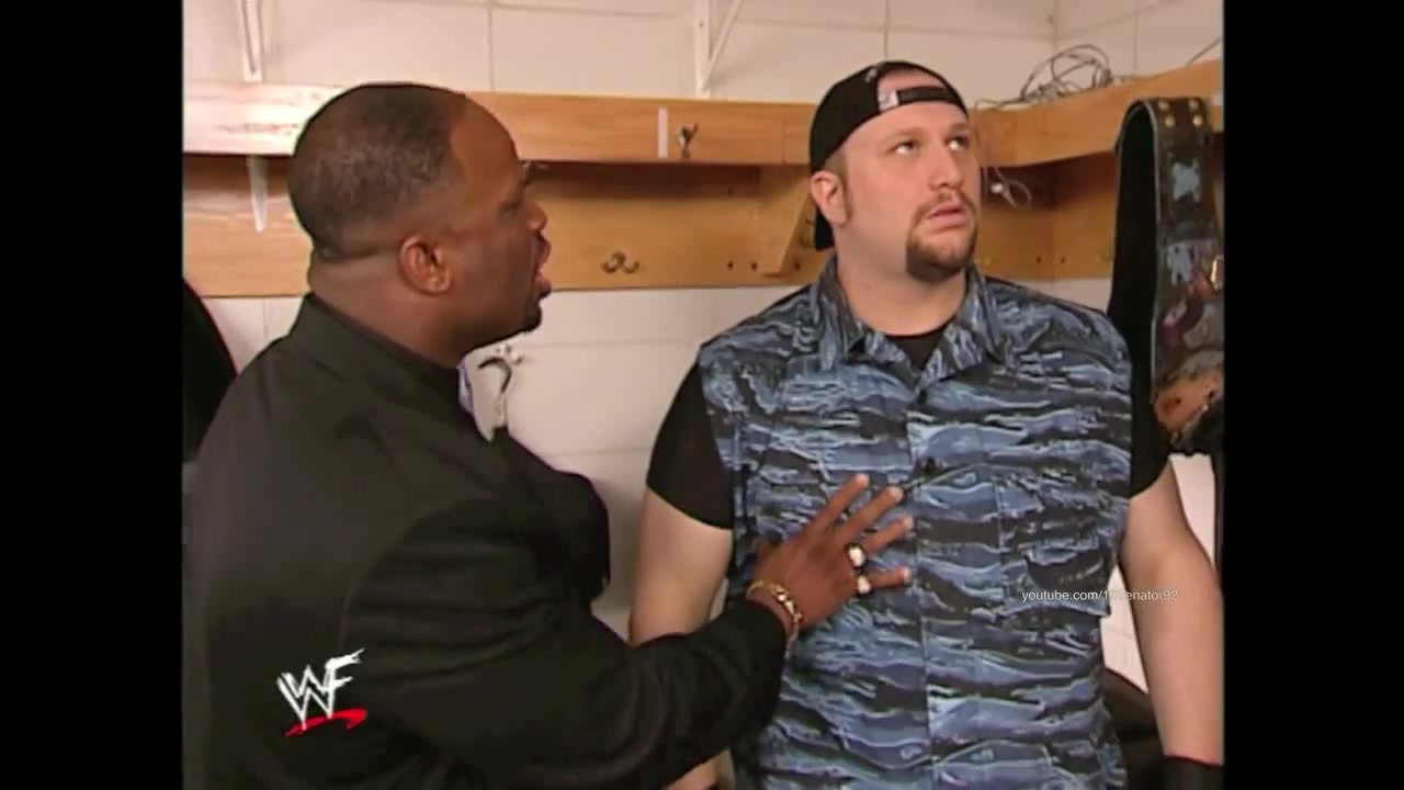 WWF Backlash 2002 Reverend D-Von Confronts Bubba Ray Dudley Backstage (HD/1440p) - Coub