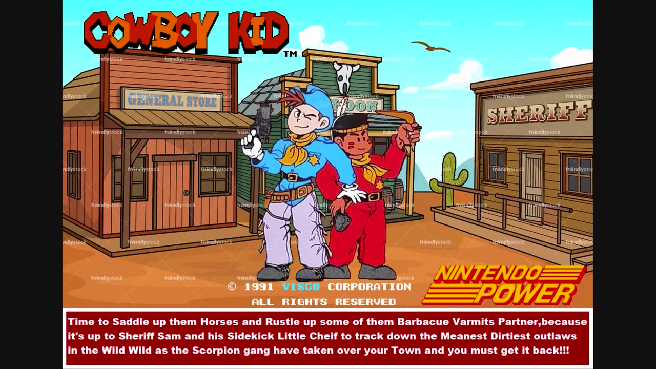 Cowboy Kid (Nes) Original soundtrack - Stage 1: Slash Joe's Stage theme ...