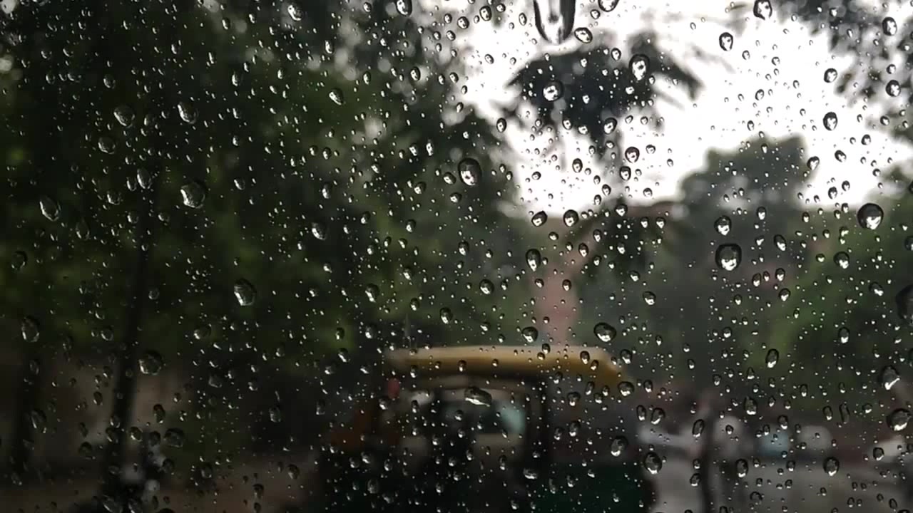 iPhone 5s Slo-Mo Rain Drops Background Video - Coub