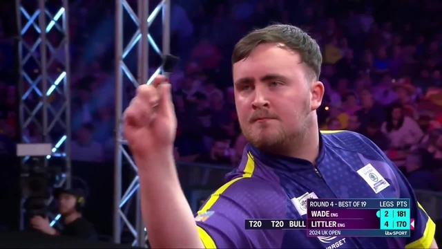 Luke Littler 170 Checkout - 2024 PDC UK Open - Coub