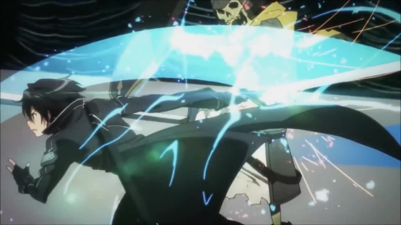 kirito vs skeleton - Coub
