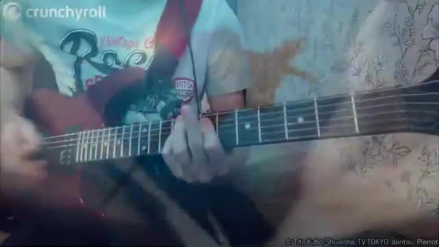 Bleach Opening 12 - Change - Guitar Cover By @LizDark - Coub