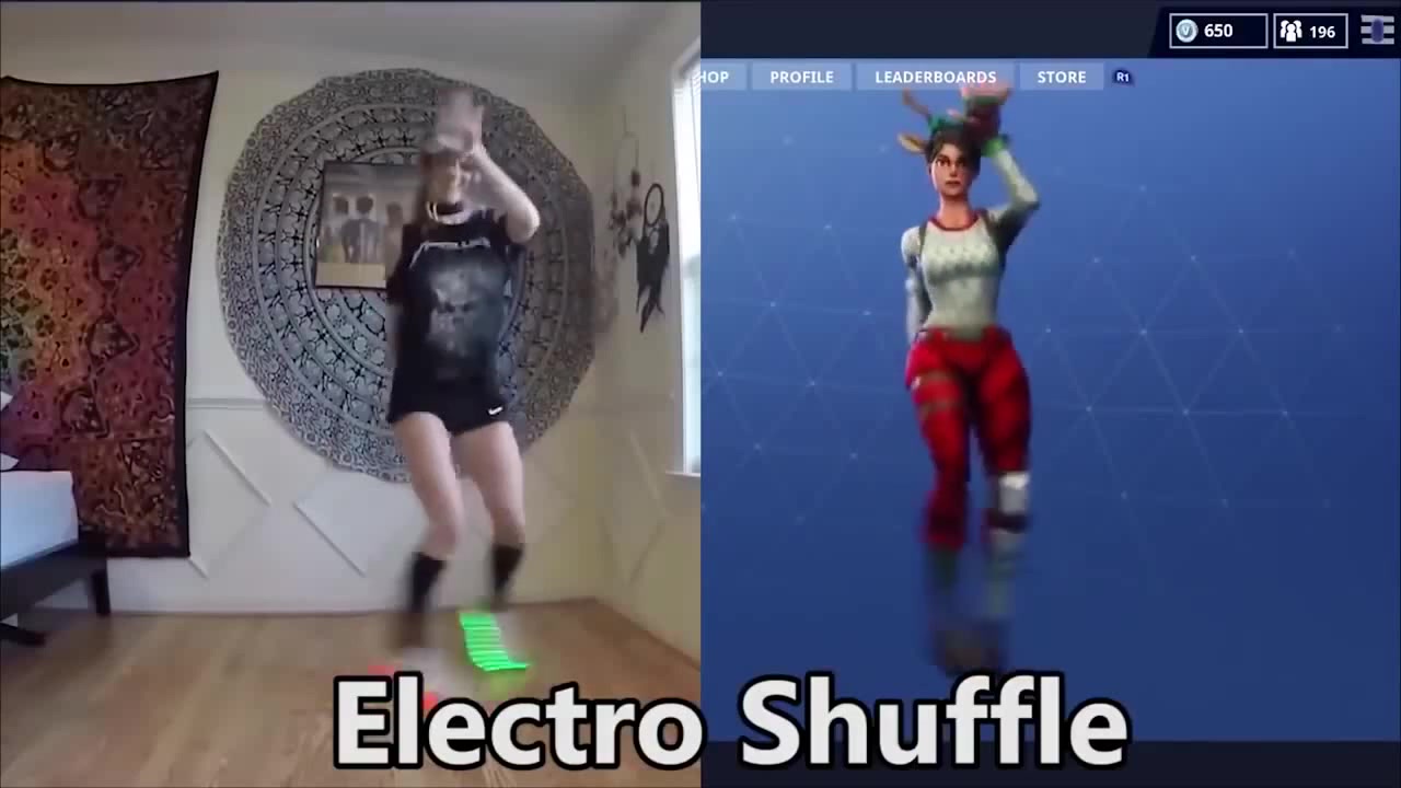 Electro Shuffle IRL - Coub