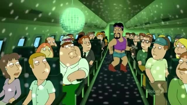 Family Guy - THIS PLANE IS GOING TO MIAMI! - Coub