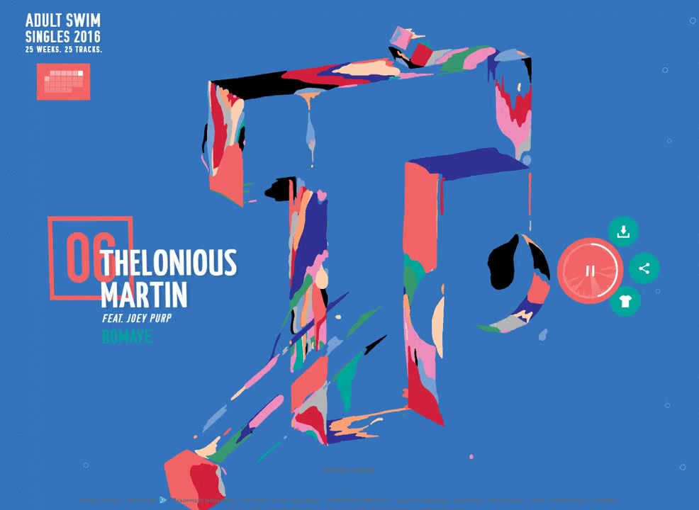 Thelonious Martin feat. Joey Purp - Bomaye - Coub