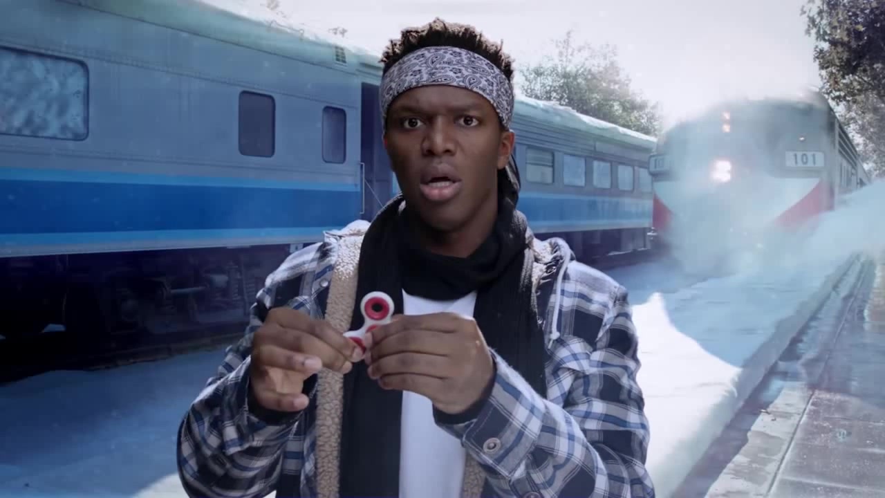 KSI - Fidget Spinner, Train & Snow - Coub
