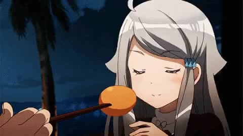 Anime Eating Dinner