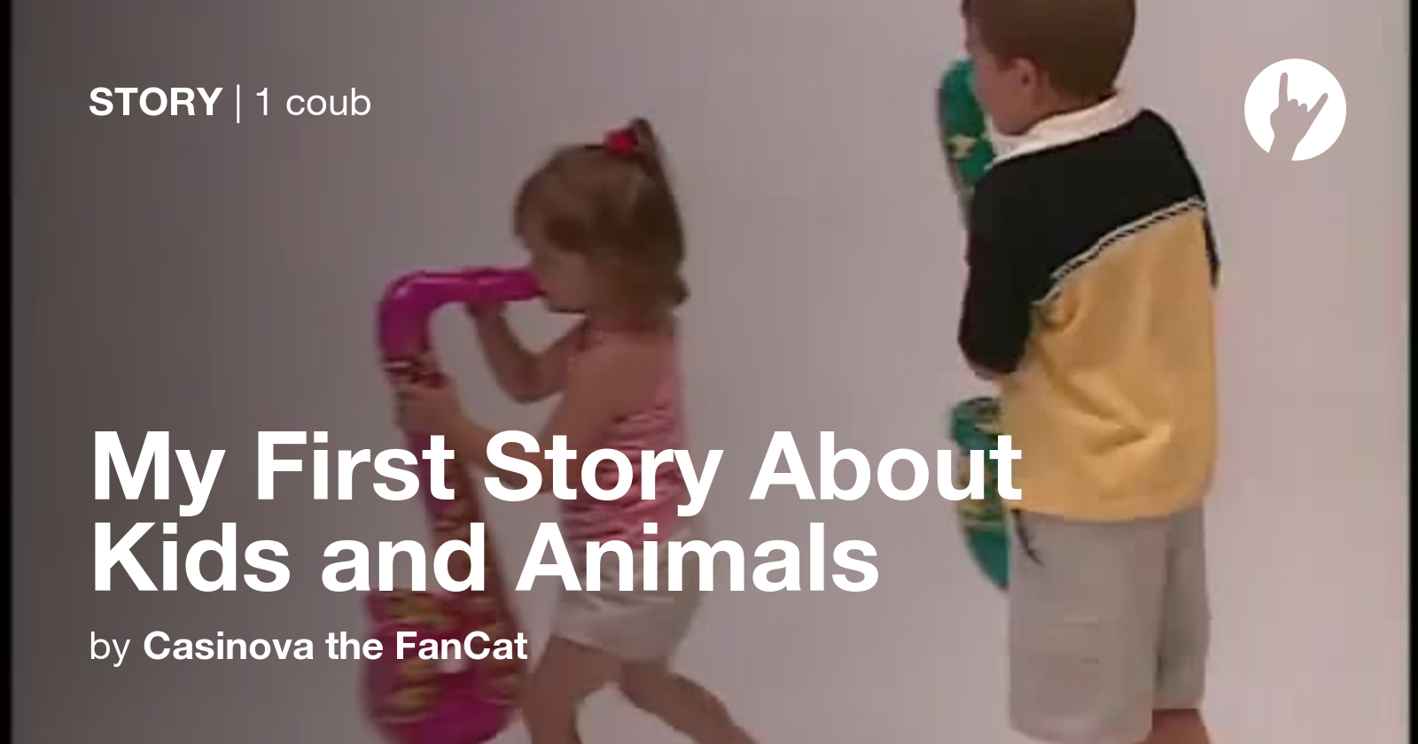 My First Story About Kids and Animals - Coub