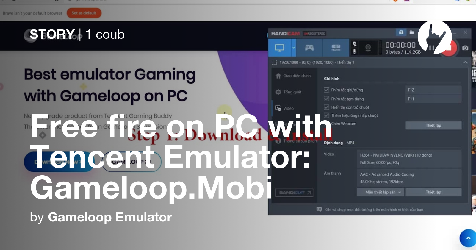 Free fire on PC with Tencent Emulator: Gameloop.Mobi - Coub